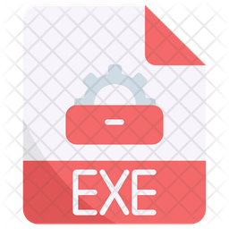 Exe Icon - Download in Flat Style