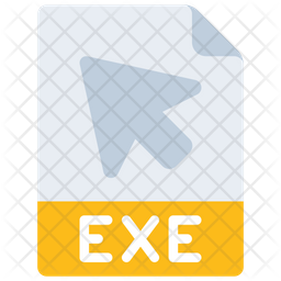 Exe File Icon - Download in Flat Style
