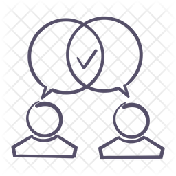 Experience Sharing Icon - Download in Doodle Style