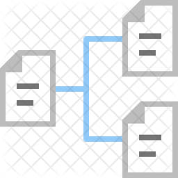 File Flow Chart Icon - Download in Flat Style