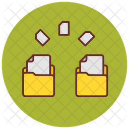 File transfer Icon - Download in Rounded Style