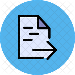 File Transfer Icon - Download in Rounded Style