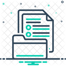 Files Icon - Download in Dualtone Style