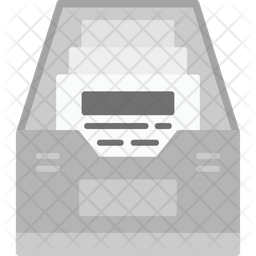 Files Box Icon - Download in Dualtone Style