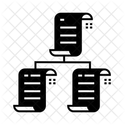 Files Structure Icon - Download in Glyph Style