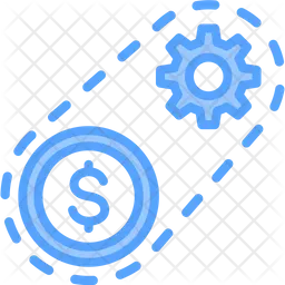 Financial System Icon - Download in Dual Tone Style