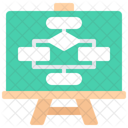 Flow chart Icon - Download in Flat Style