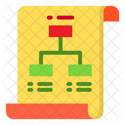 Flow Chart Icon - Download in Flat Style