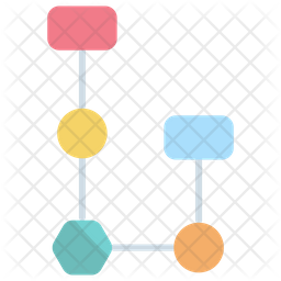 Flow chart Icon - Download in Flat Style