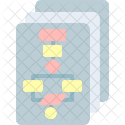 Flowchart Icon - Download in Flat Style