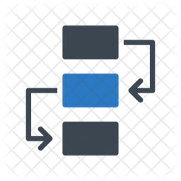 Flowchart Icon - Download in Flat Style