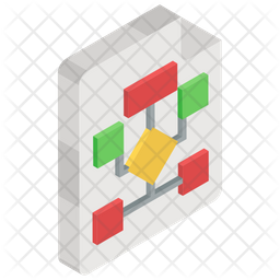 Flowchart Icon - Download in Flat Style