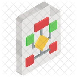 Flowchart Icon - Download in Flat Style