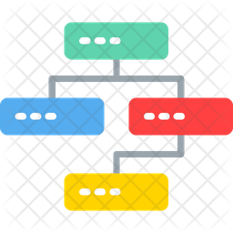 Flowchart Icon - Download in Flat Style