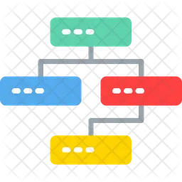 Flowchart Icon - Download in Flat Style