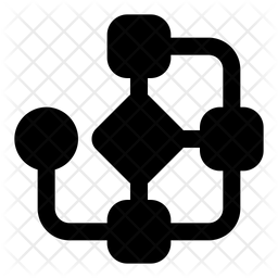 Flowchart Icon - Download in Glyph Style