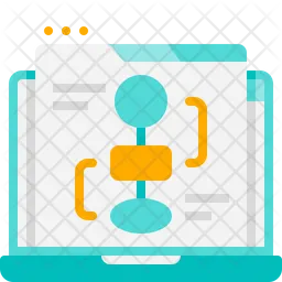 Flowchart Icon - Download in Flat Style