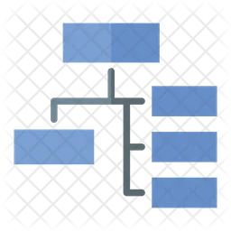 Flowchart Icon - Download in Flat Style
