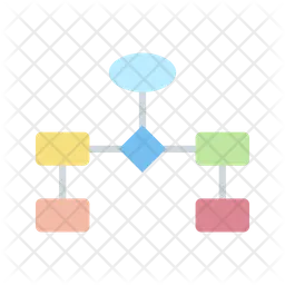 Flowchart Icon - Download in Flat Style
