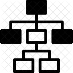 Flowchart Icon - Download in Dual Tone Style