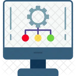 Flowchart Icon - Download in Flat Style