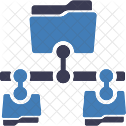 Folder Hierarchy Icon - Download in Dualtone Style