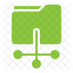 Folder Hierarchy Icon - Download in Flat Style