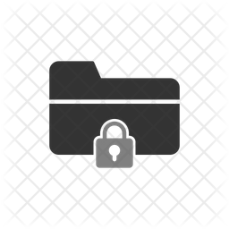 Folder Security Icon - Download in Dualtone Style