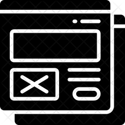 Front End Icon - Download in Glyph Style