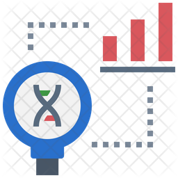 Genetic Analysis Icon - Download in Flat Style