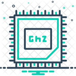 Ghz Icon - Download in Line Style
