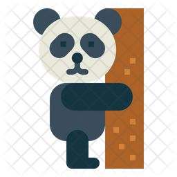 Giant Panda Icon - Download in Flat Style