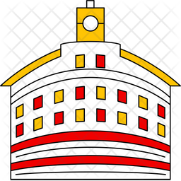 Ginza Icon - Download in Colored Outline Style