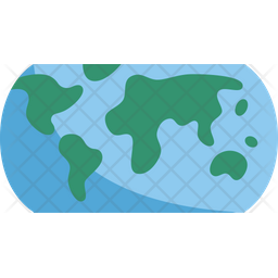 Global Map Icon - Download in Flat Style
