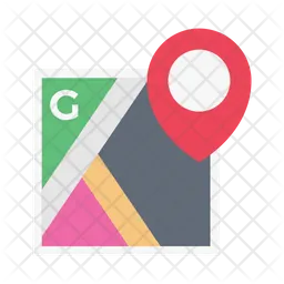 Google Map Icon - Download in Flat Style