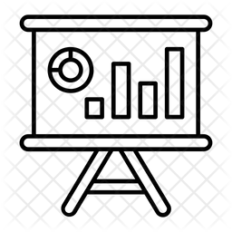 Graph Board Icon - Download in Line Style