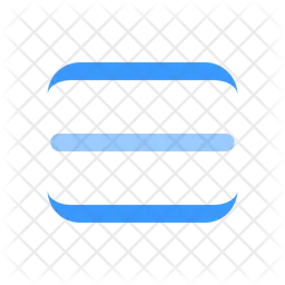 Hamburger Menu Icon - Download in Dual Tone Style