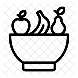 Healthy Eating Icon - Download in Line Style