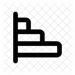 Horizontal-chart Icon - Download in Line Style