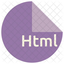 Html Icon - Download in Flat Style