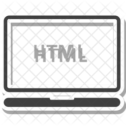 Html Code Icon - Download in Glyph Style