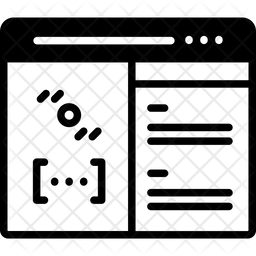 Html Coding Icon - Download in Glyph Style