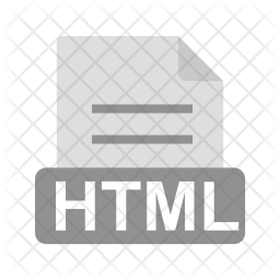 Html file Icon - Download in Flat Style