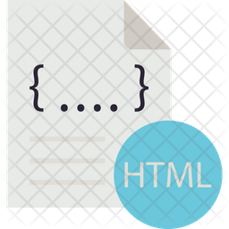 Html file Icon - Download in Flat Style