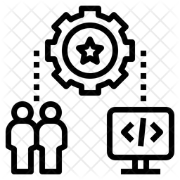 Infrastructure Icon - Download in Line Style