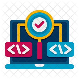 Integration Testing Icon - Download in Flat Style