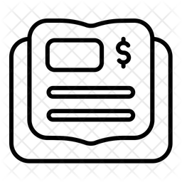 Invoice Receipt Icon - Download in Line Style