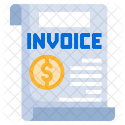 Invoices Icon - Download in Flat Style