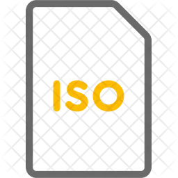 Iso Disc Image Icon - Download in Dualtone Style