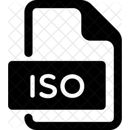 Iso file Icon - Download in Glyph Style